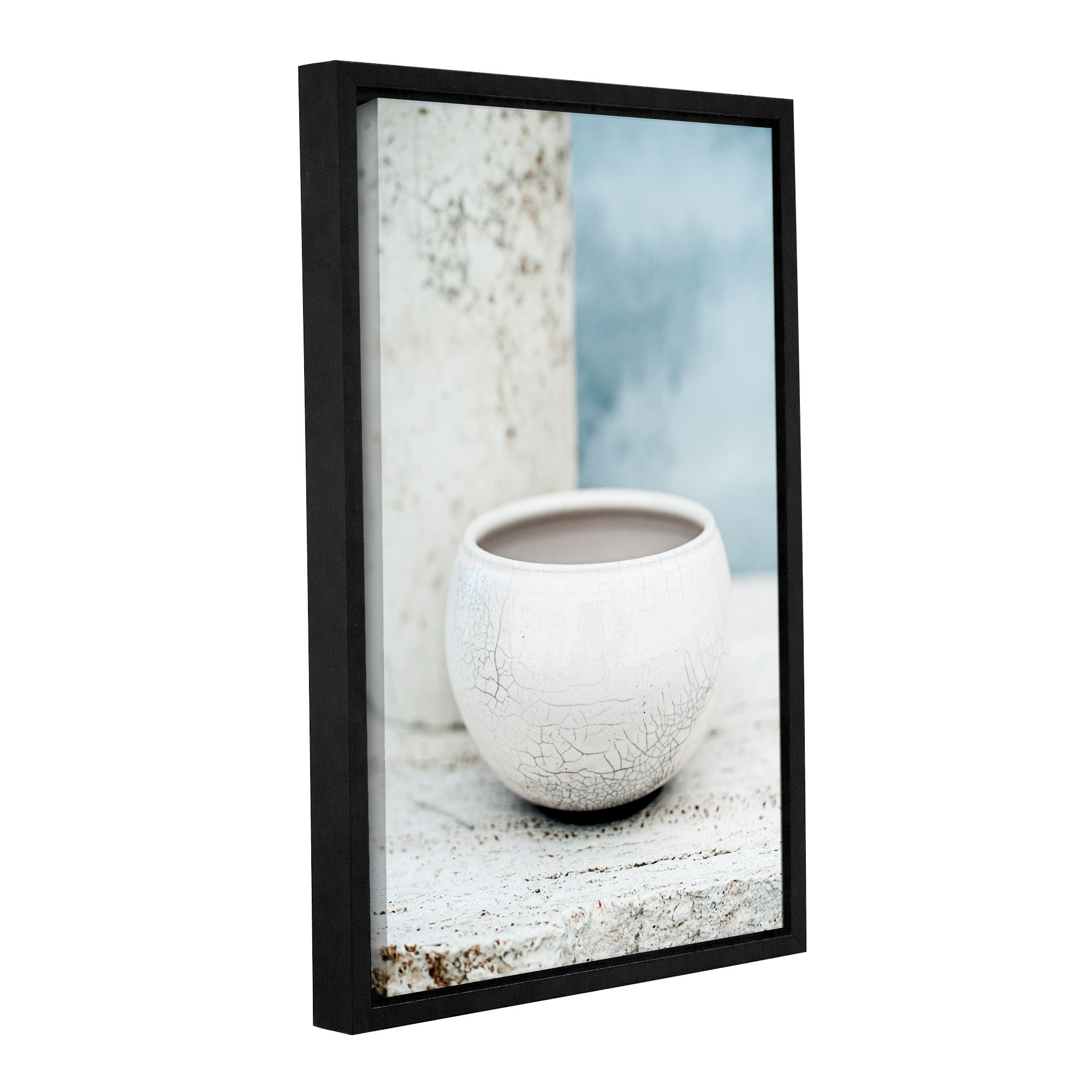 Ebern Designs 'Cloud Bowl' by Elena Ray Framed Photographic Print on Wrapped Canvas | Wayfair